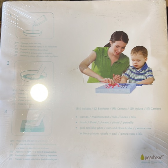 Pearhead | Toys | Pearhead Baby And Me Handprint Pinkart Sealed | Poshmark